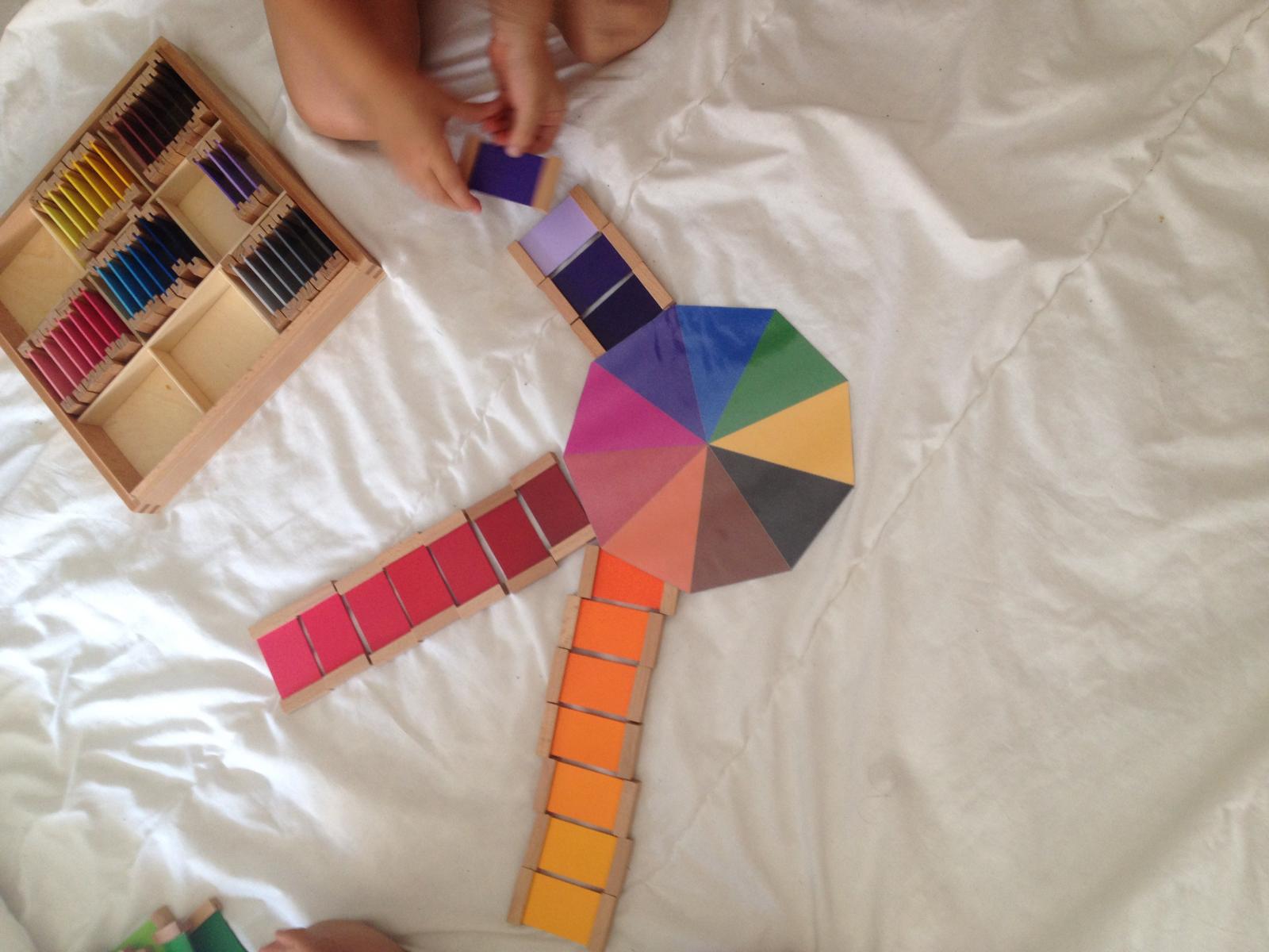 LA TROISIÈME BOÎTE DE COULEURS MONTESSORI